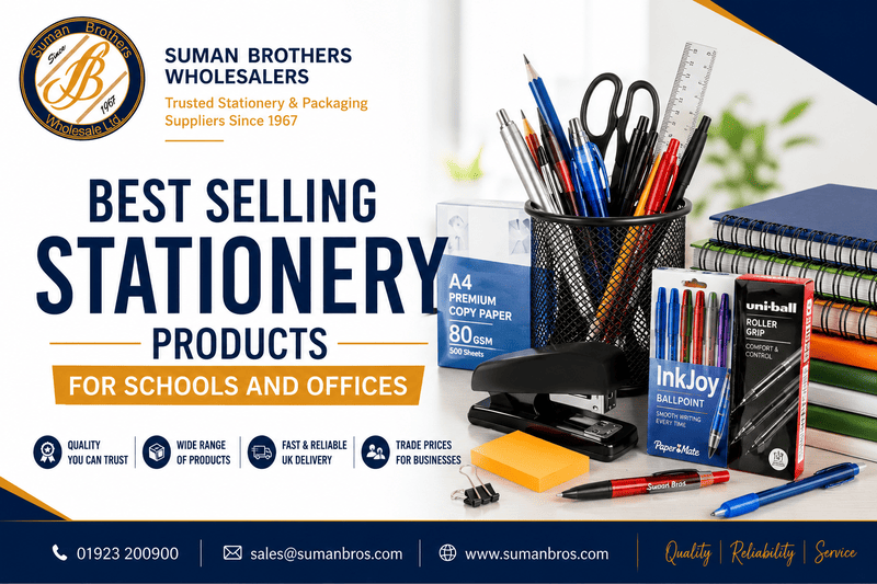 Best Selling Stationery Products for Schools and Offices | Suman Brothers