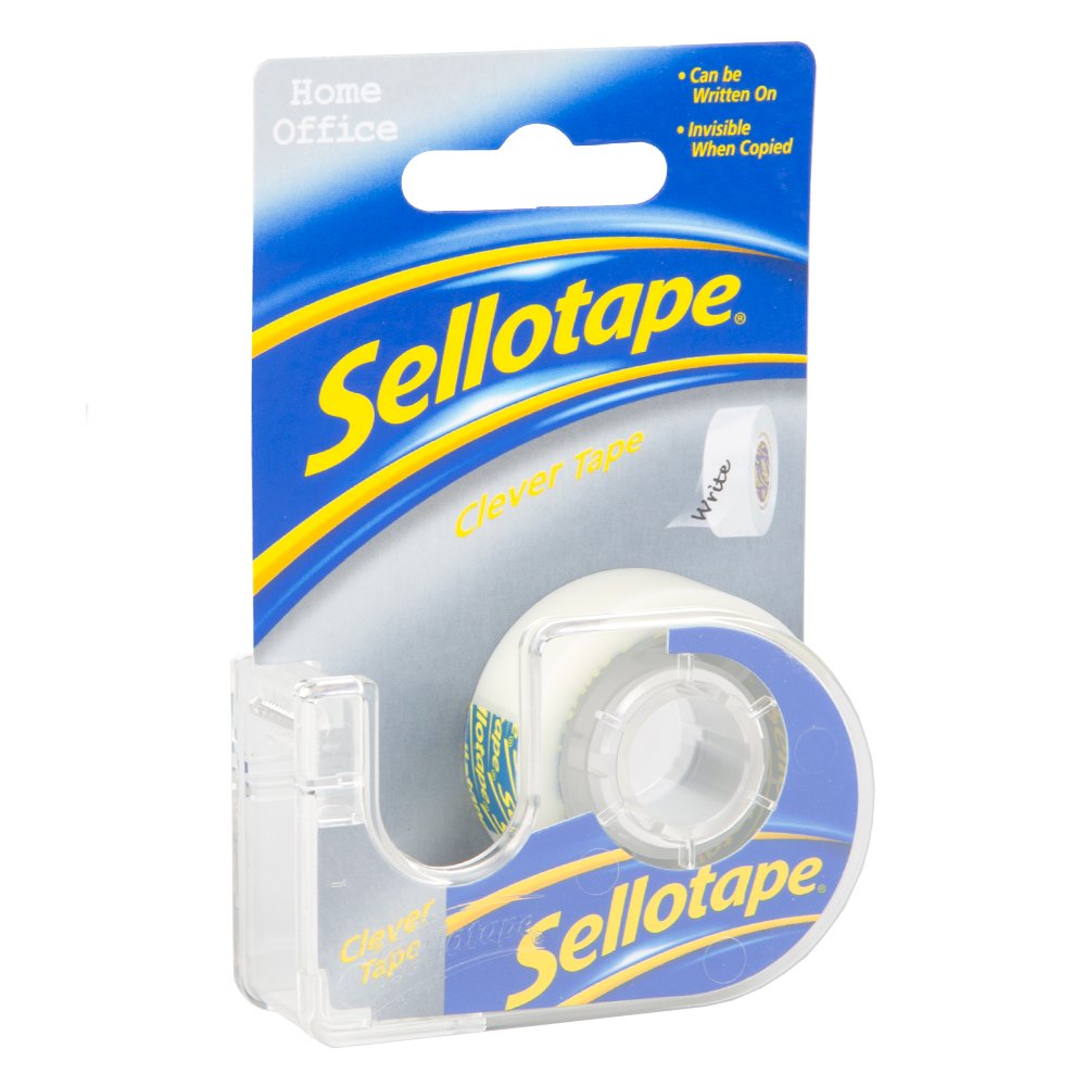 Sellotape Super Clear Tape with Dispenser – 18mm x 15m | Suman Brothers
