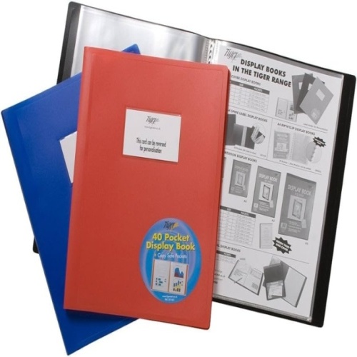 Display Book A4 – 40 Pockets, Presentation Folder Tiger | Suman Brothers