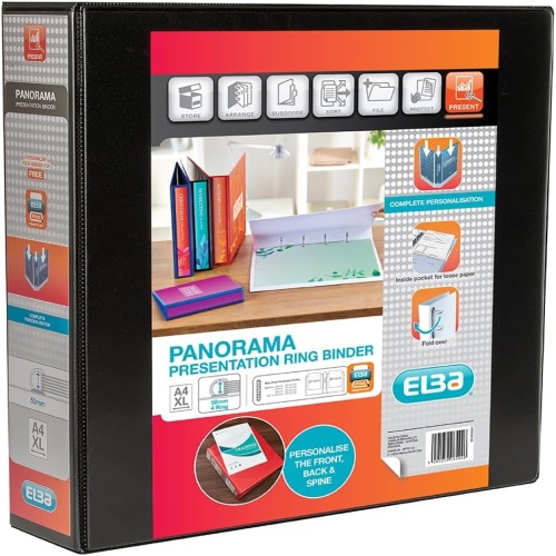 A4+ Presentation Ring Binder – Black | Suman Brothers