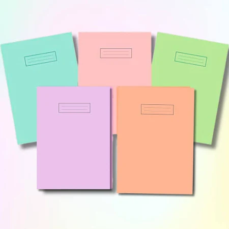Exercise Book – A4 Silvine Pastel Laminated, 80 Pages, 75gsm, Assorted ...
